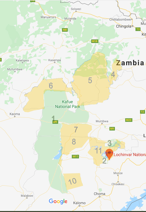 Parque Nacional Kafue – Zambia – Mopane Game Safaris